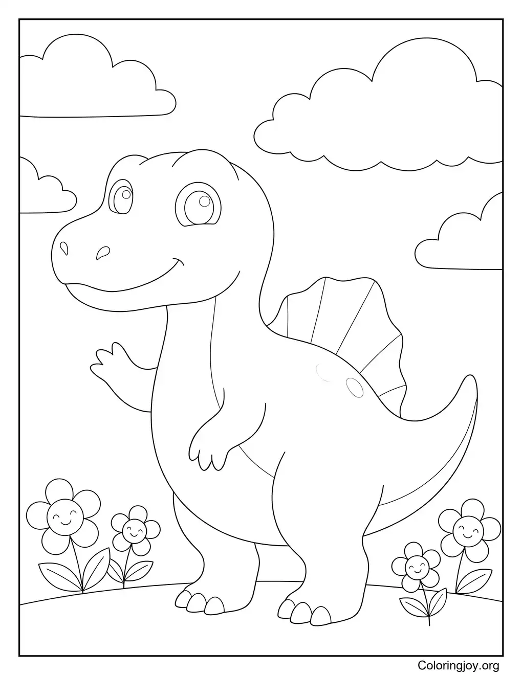 Spinosaurus Coloring Pages: 28 Free Printable PDFs